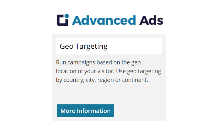 Advanced Ads Geo Targeting Add-on WordPress Plugin - Gplplace